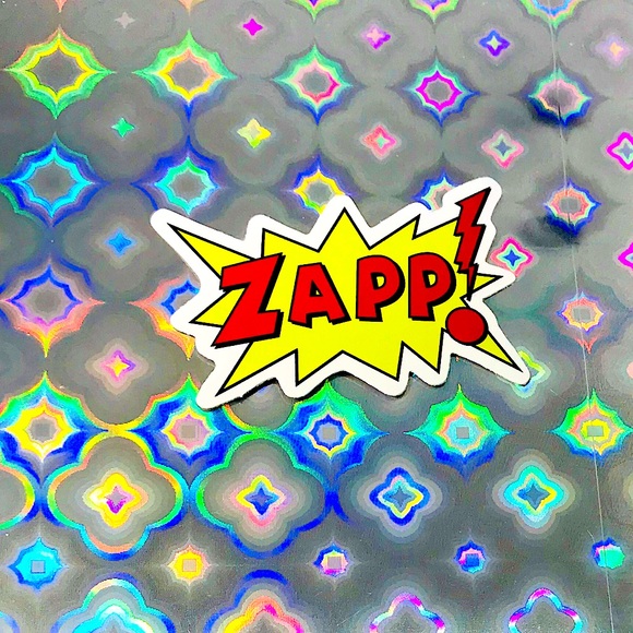 Wall Decor | Zapp Action Bubble Comic Book Vibes Contrast Sticker ...